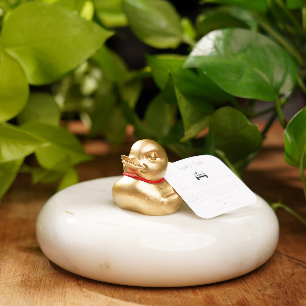 Gold Lucky Duck – Just A Little Luck