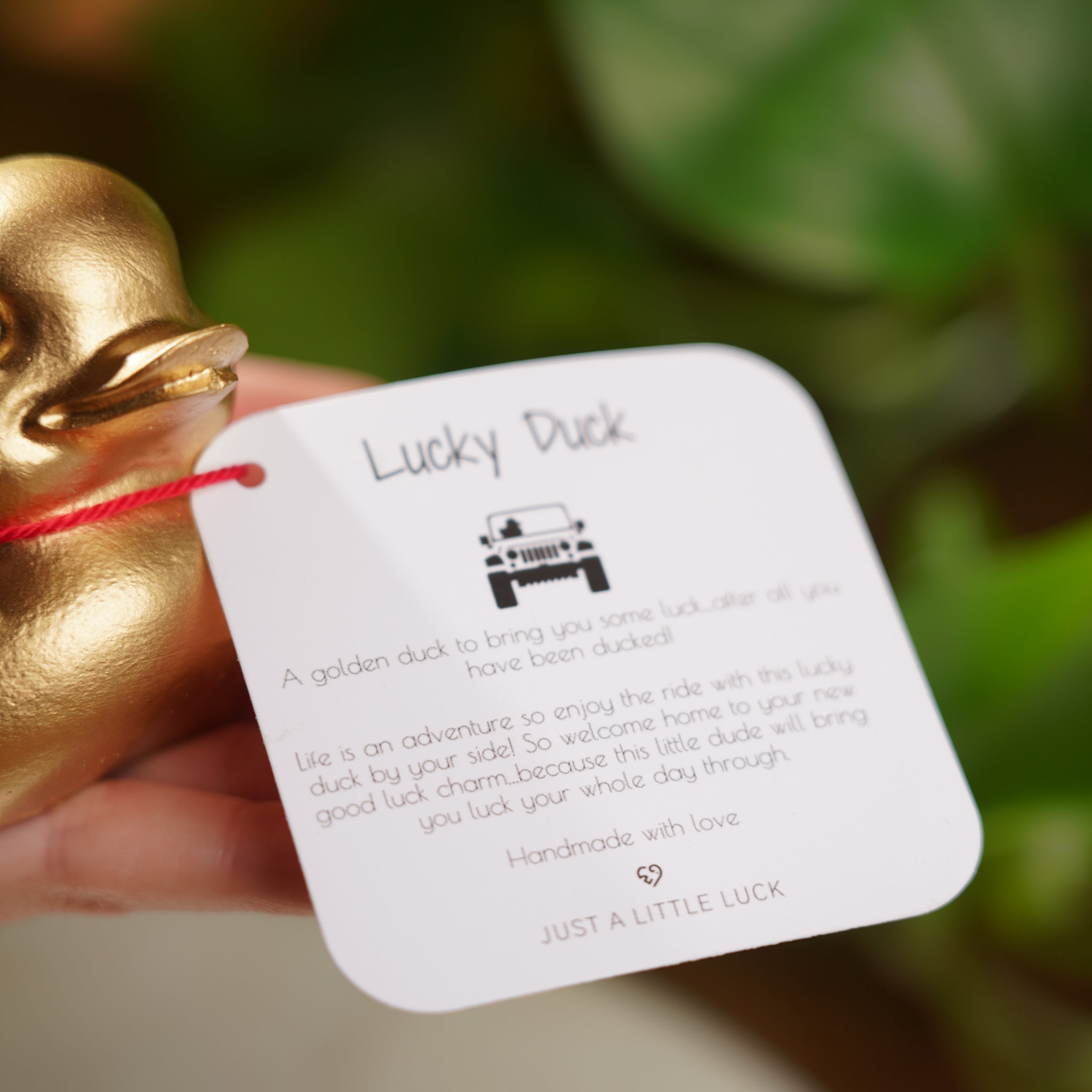 Gold Lucky Duck – Just A Little Luck